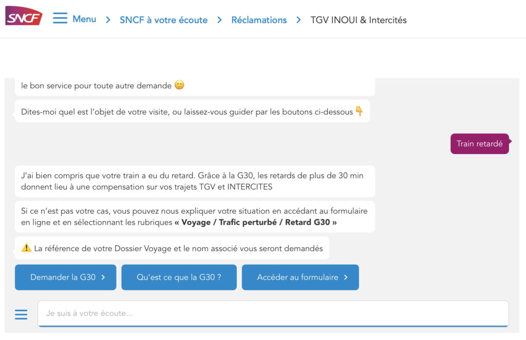 Tout’Oui, un projet de bot conversationnel au service des réclamations ...